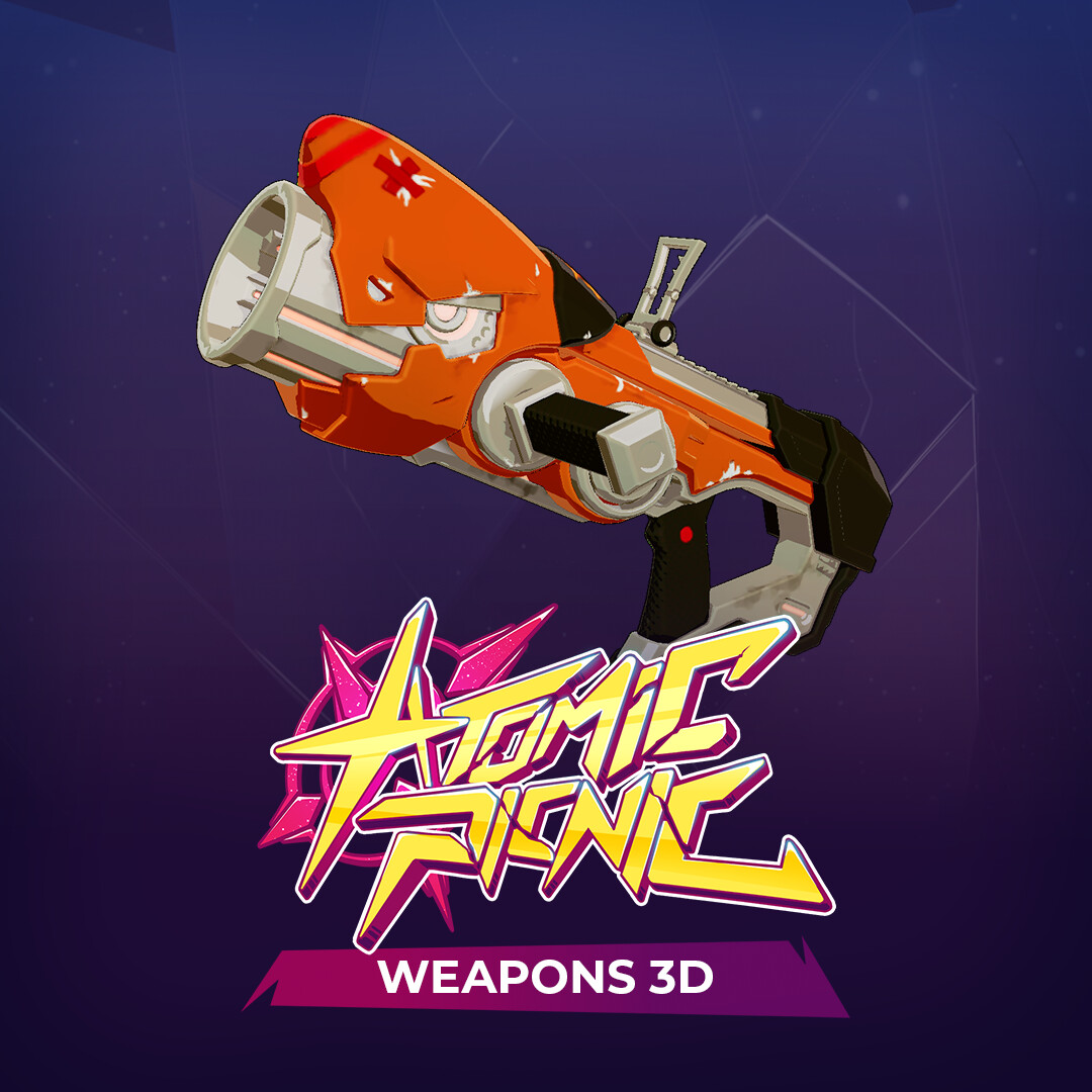 ArtStation - Atomic Picnic - Weapons 3D