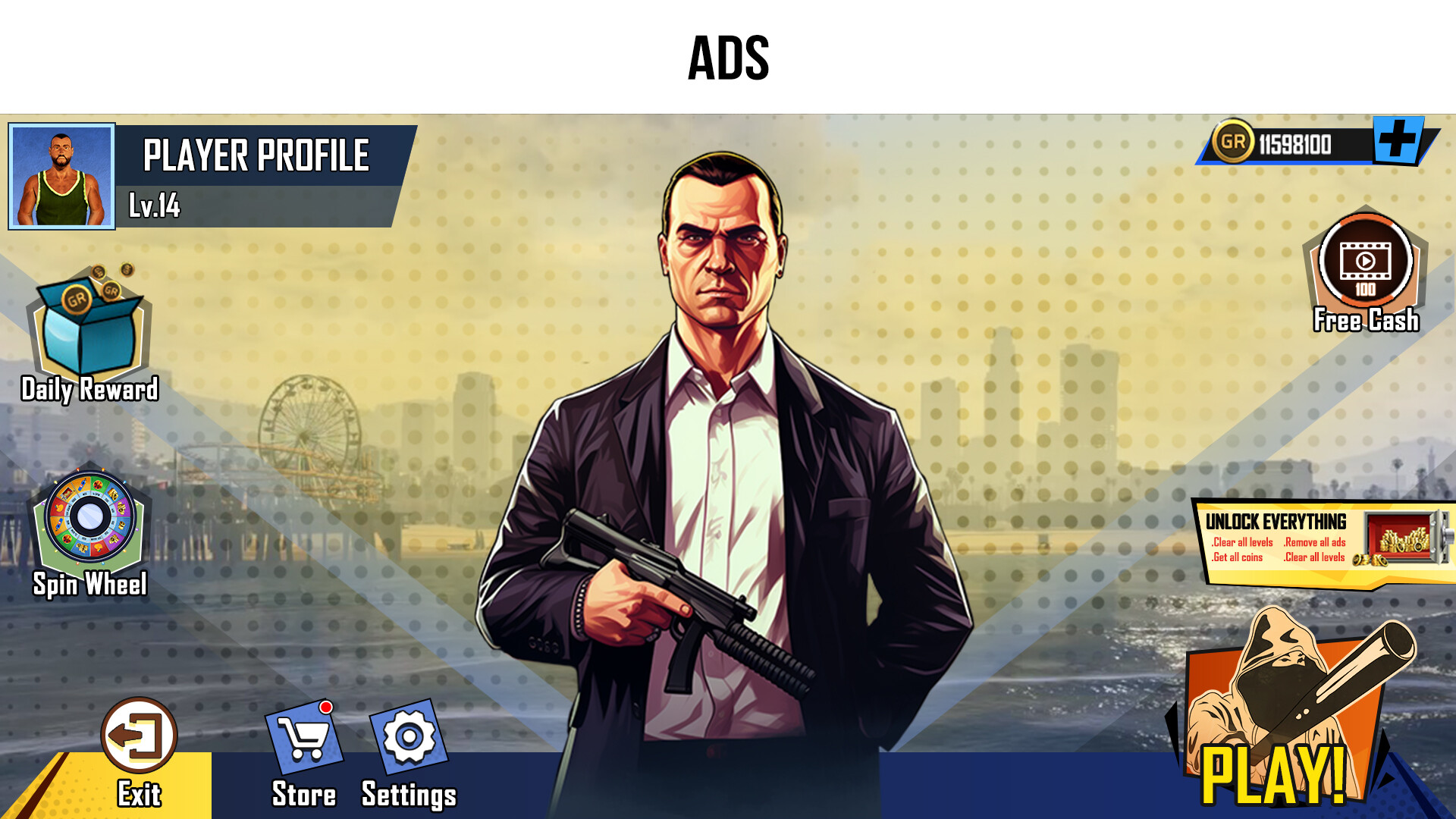 ArtStation - Gangster Game Mafia Ui