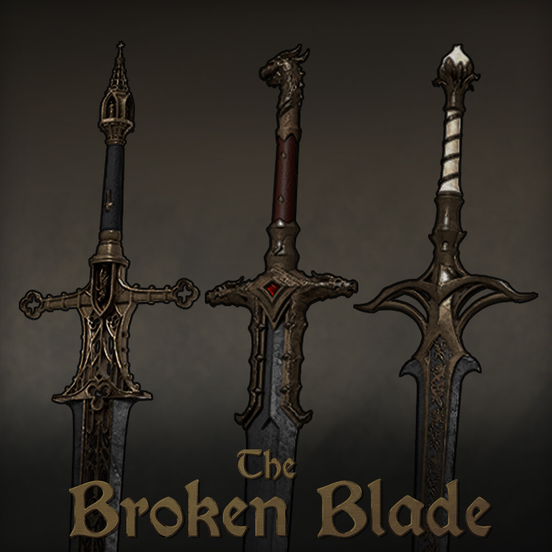 ArtStation - Broken Blade - Swords