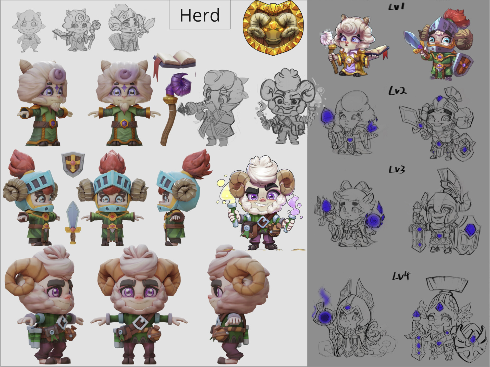 ArtStation - Tribes Games - Characters