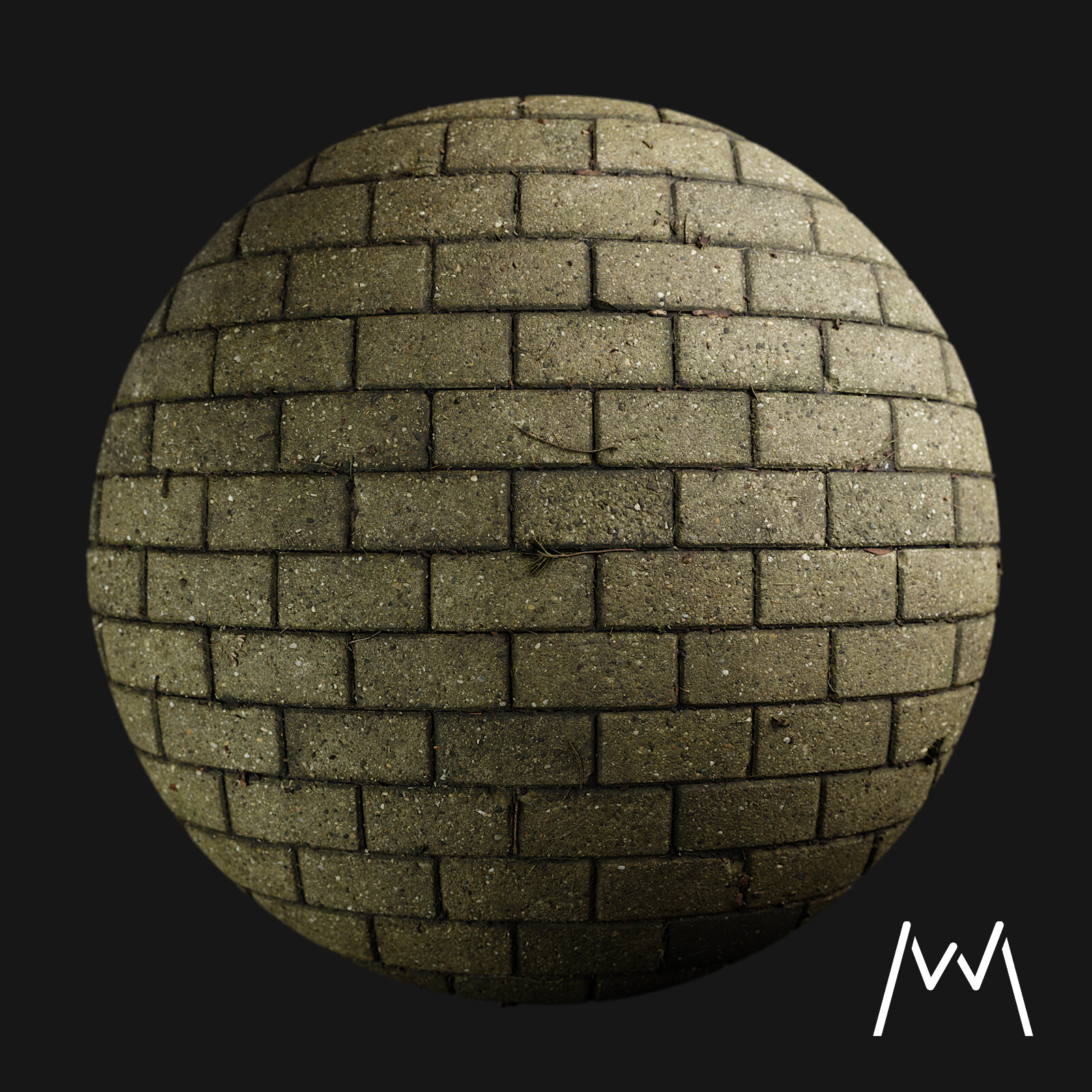 ArtStation - Brick Pavement 01