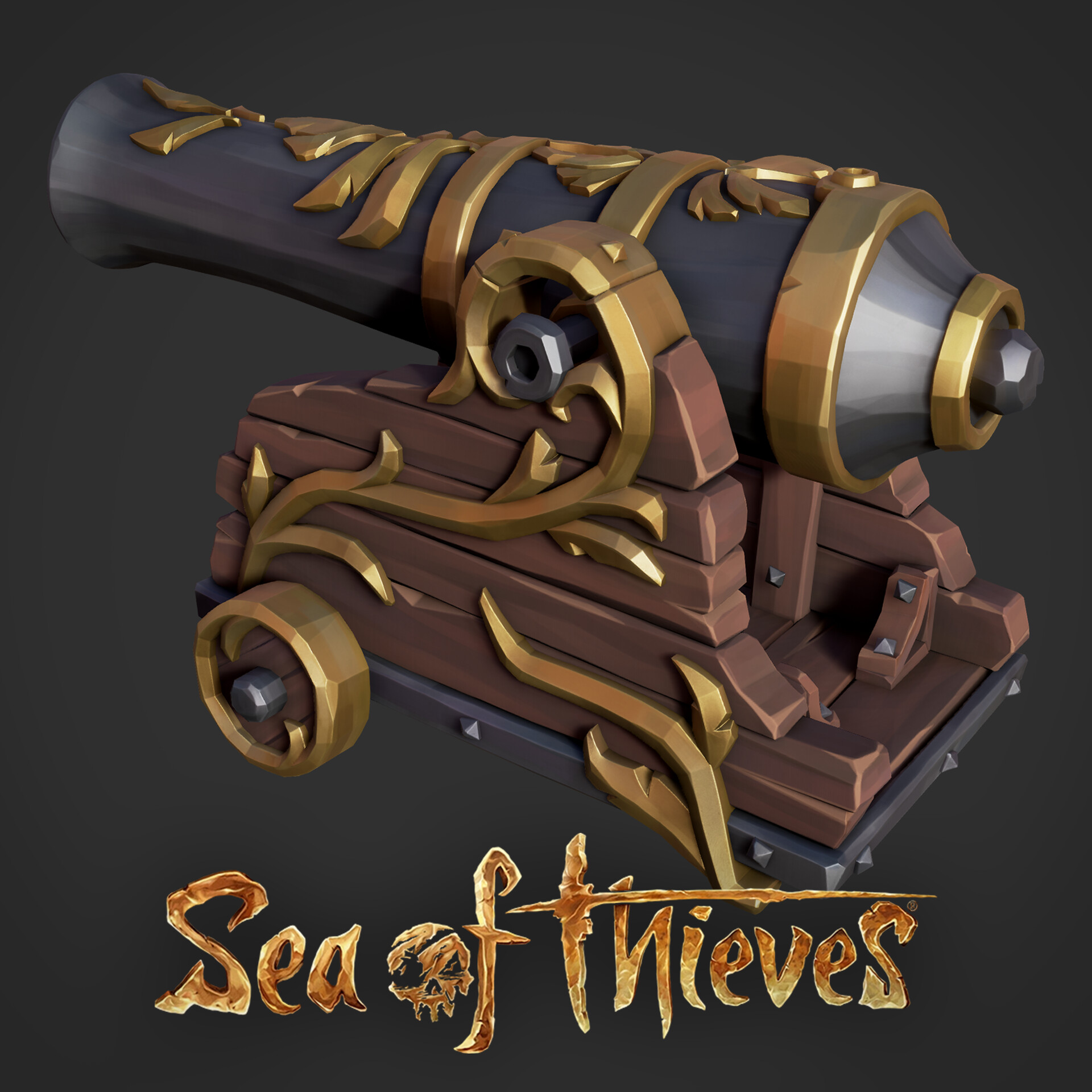 ArtStation - Sea of Thieves - Gold Leaf Cannon