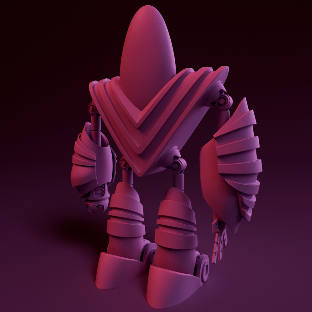 ArtStation - Simple Robot Model
