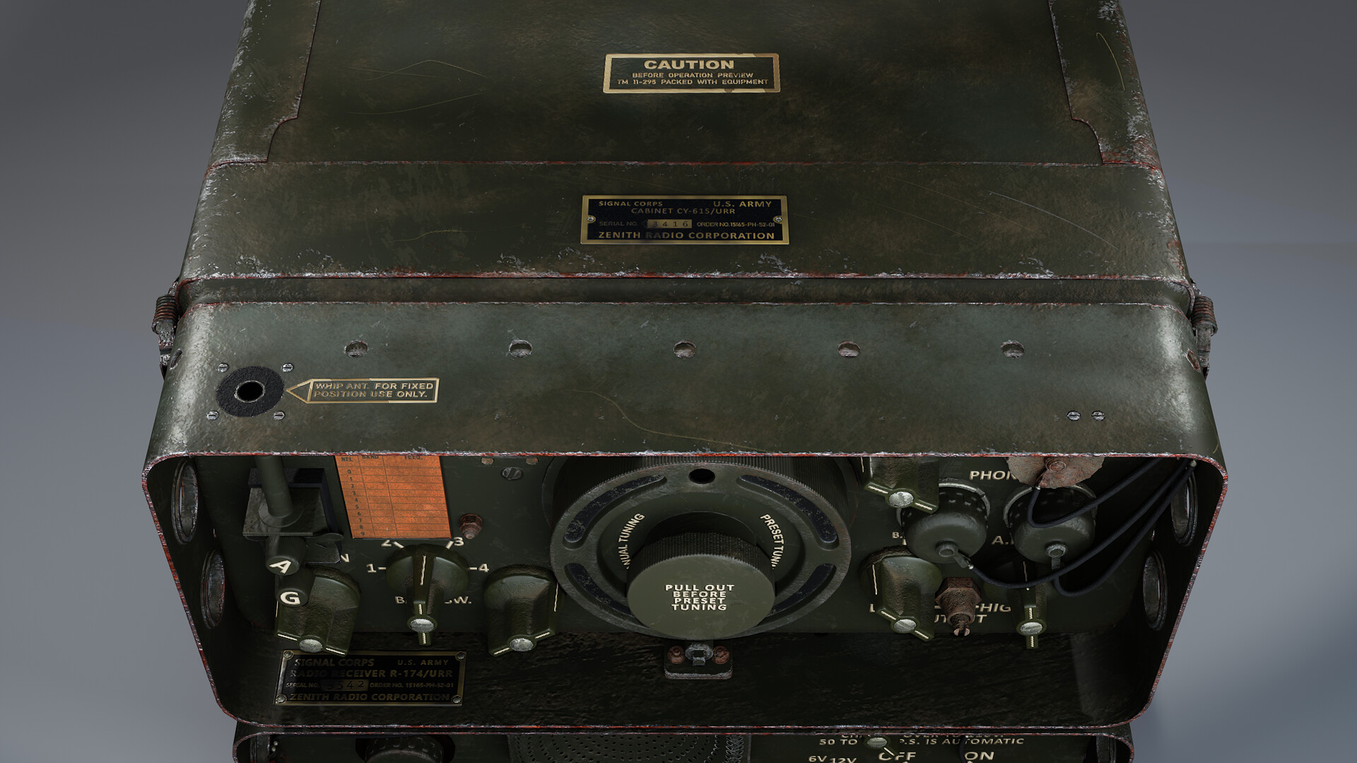 ArtStation - Radio receiving set AN/GRR-5