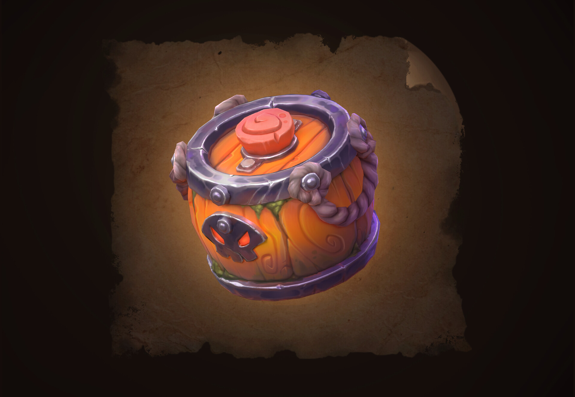 ArtStation - Stylized Barrel 3d (game ready)