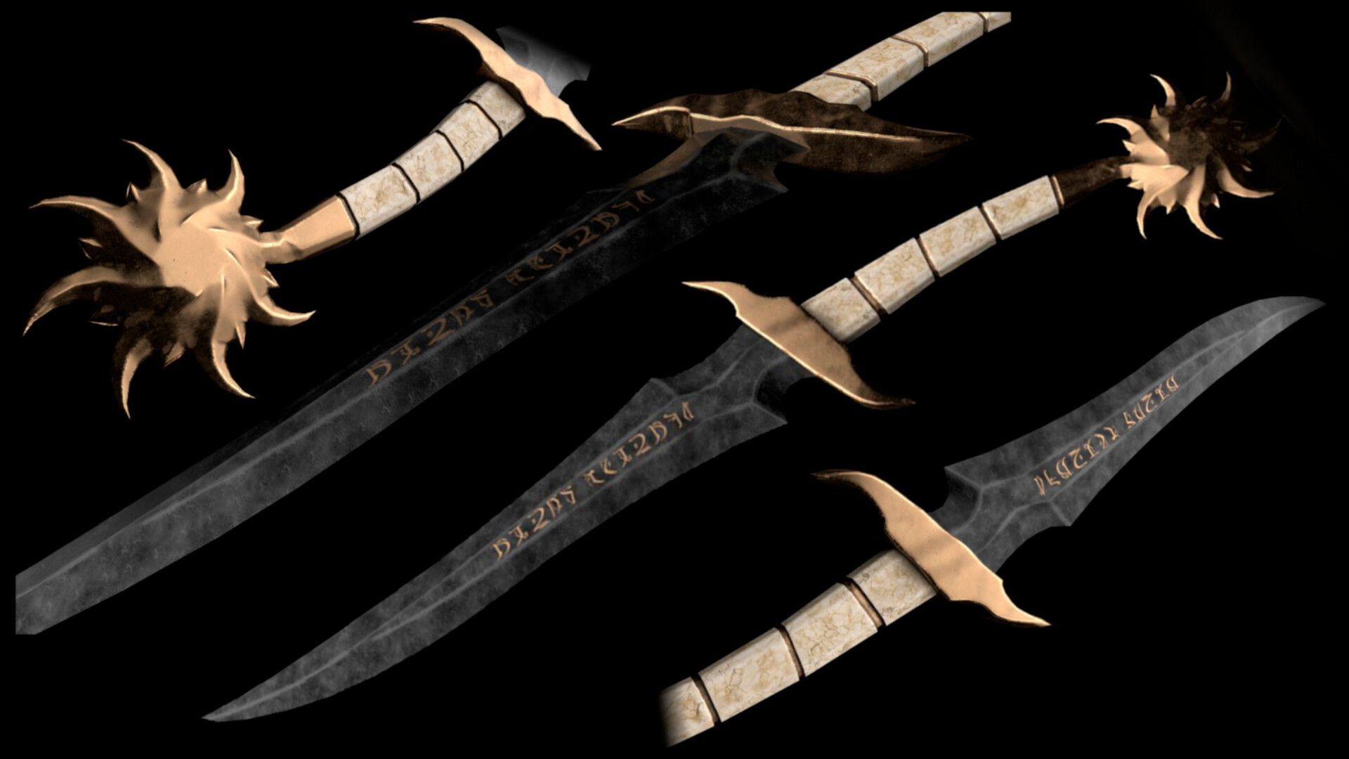 ArtStation - Falmer Weaponry Set