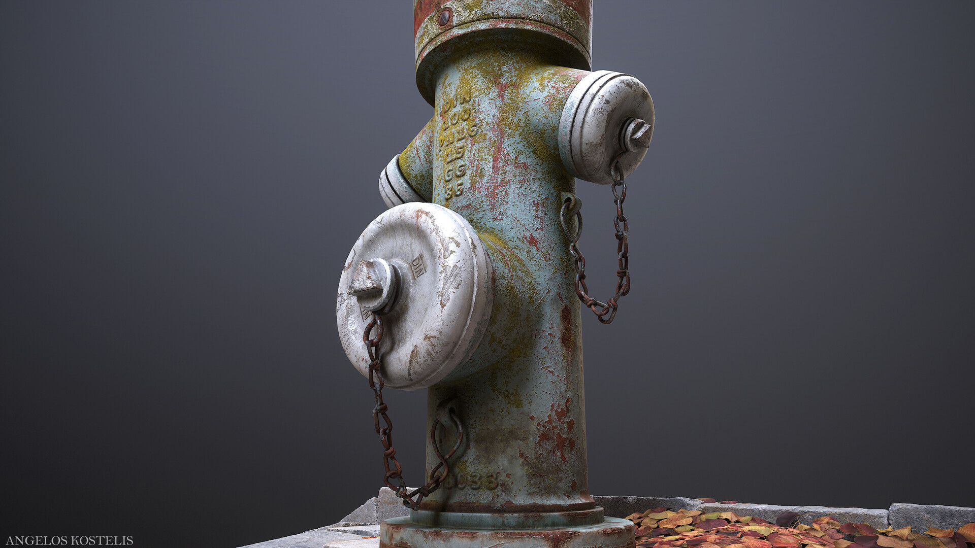 ArtStation - Old Fire Hydrant Pole