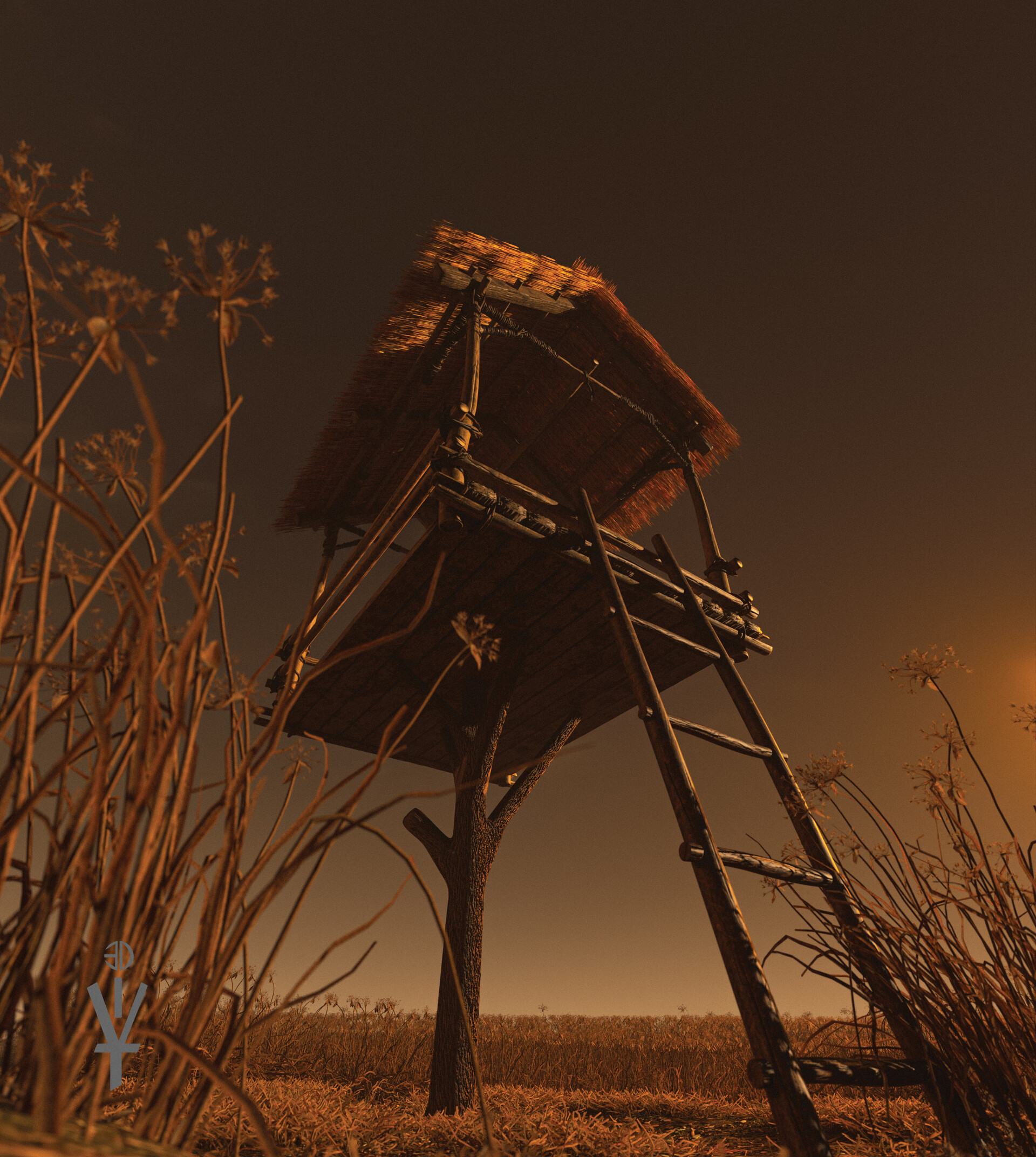 ArtStation - Field Watchtower