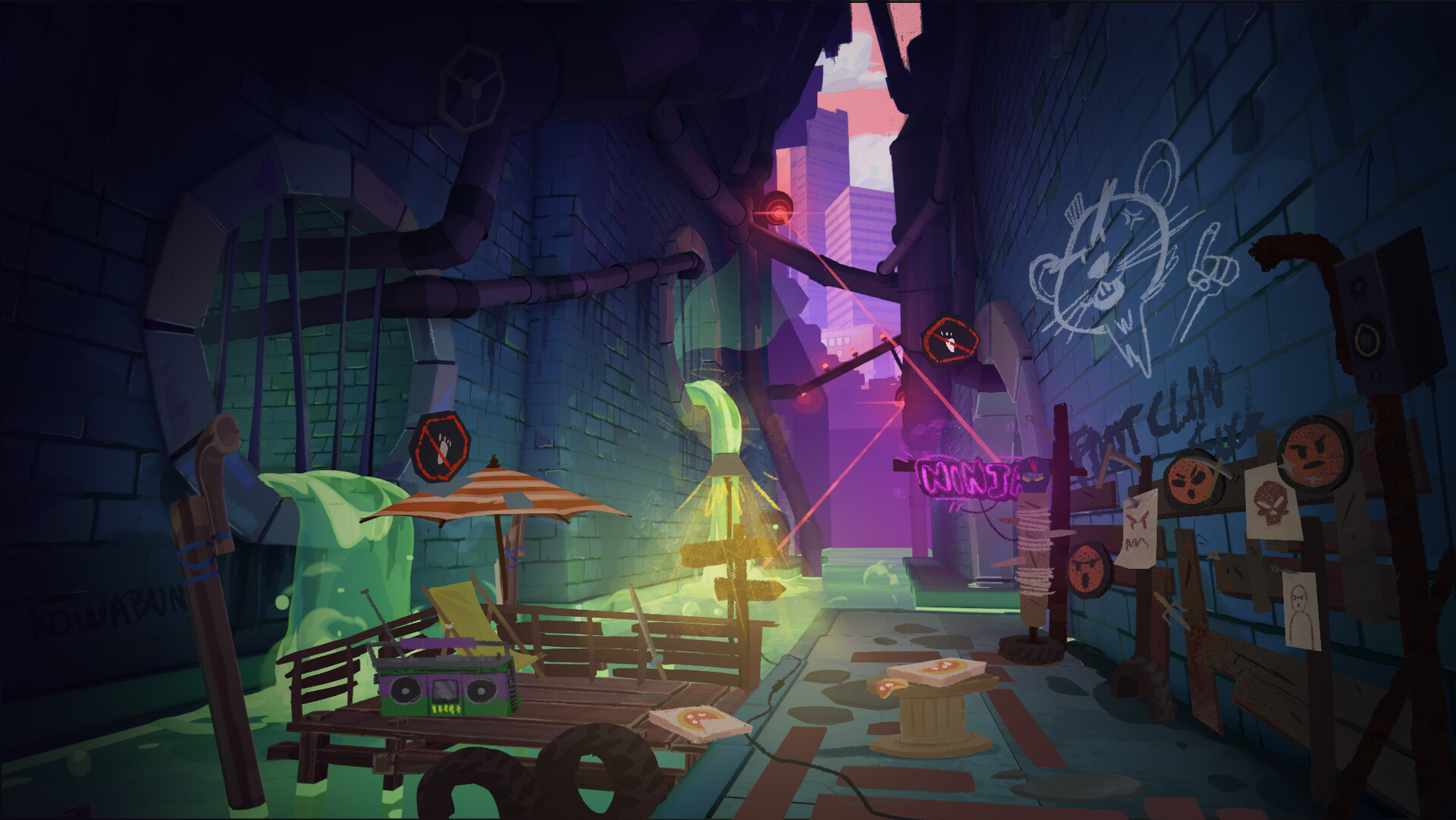 ArtStation - Pups - Sewer Concept Art