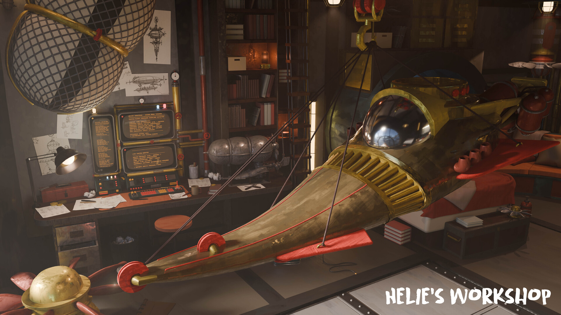 ArtStation - IAMAG-2025/Untethered/Helie's Workshop