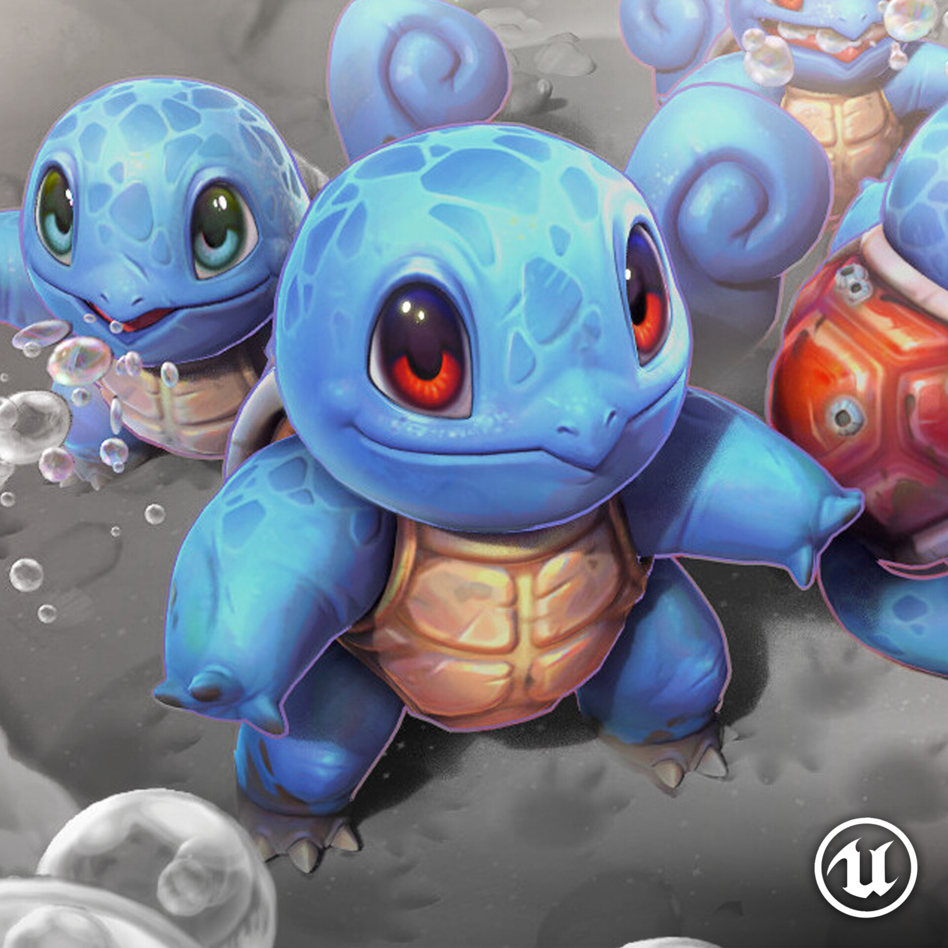 ArtStation - Squirtle Beach