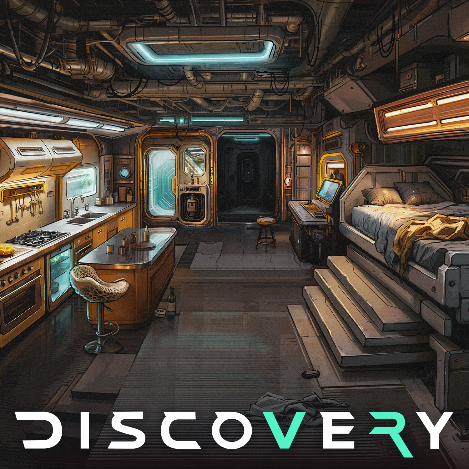 ArtStation - Discovery: Room Concept