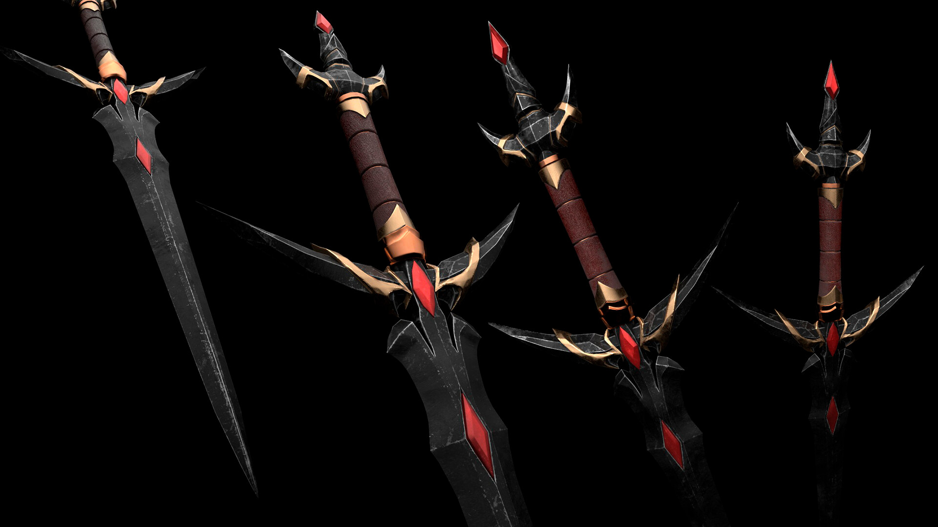 ArtStation - Soulpiercer and Doomfang Daggers