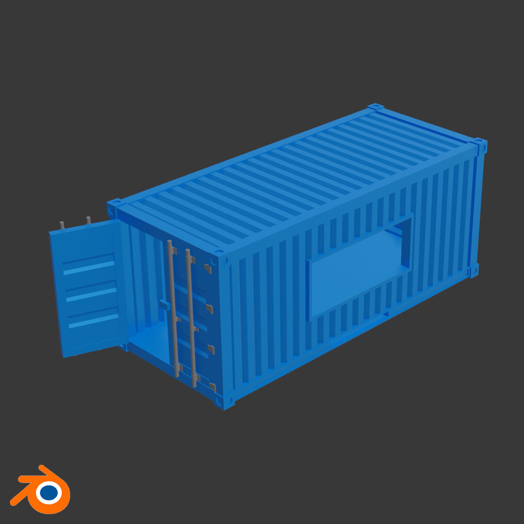ArtStation - Shipping Container - 3D Environment Art