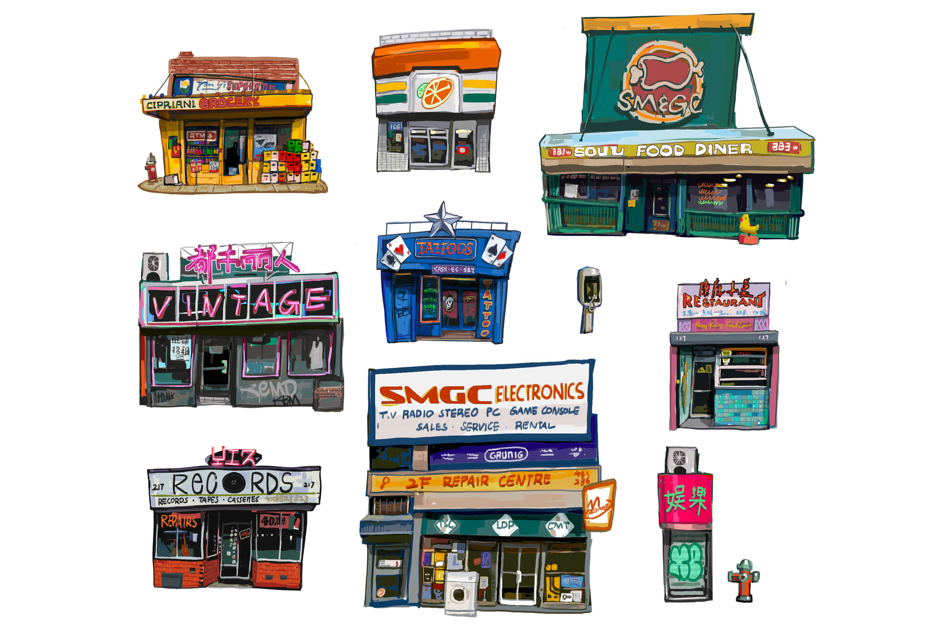 Yiz Chen - Urban Streets & Buildings