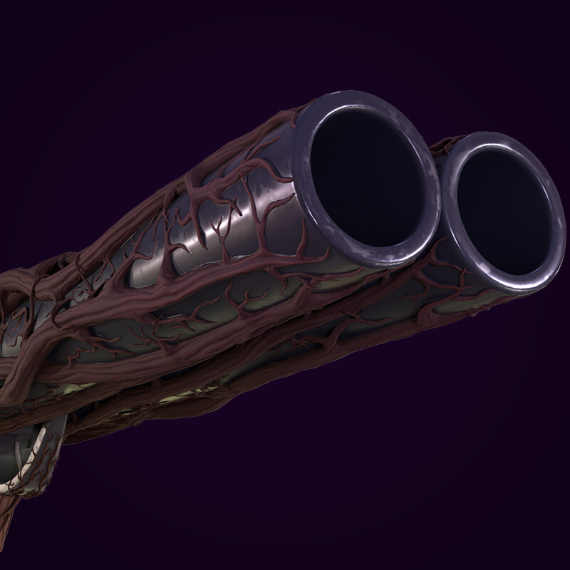 ArtStation - Stylized Root Gun