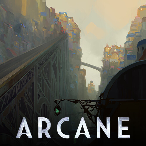 ArtStation - ARCANE season 2 backgrounds
