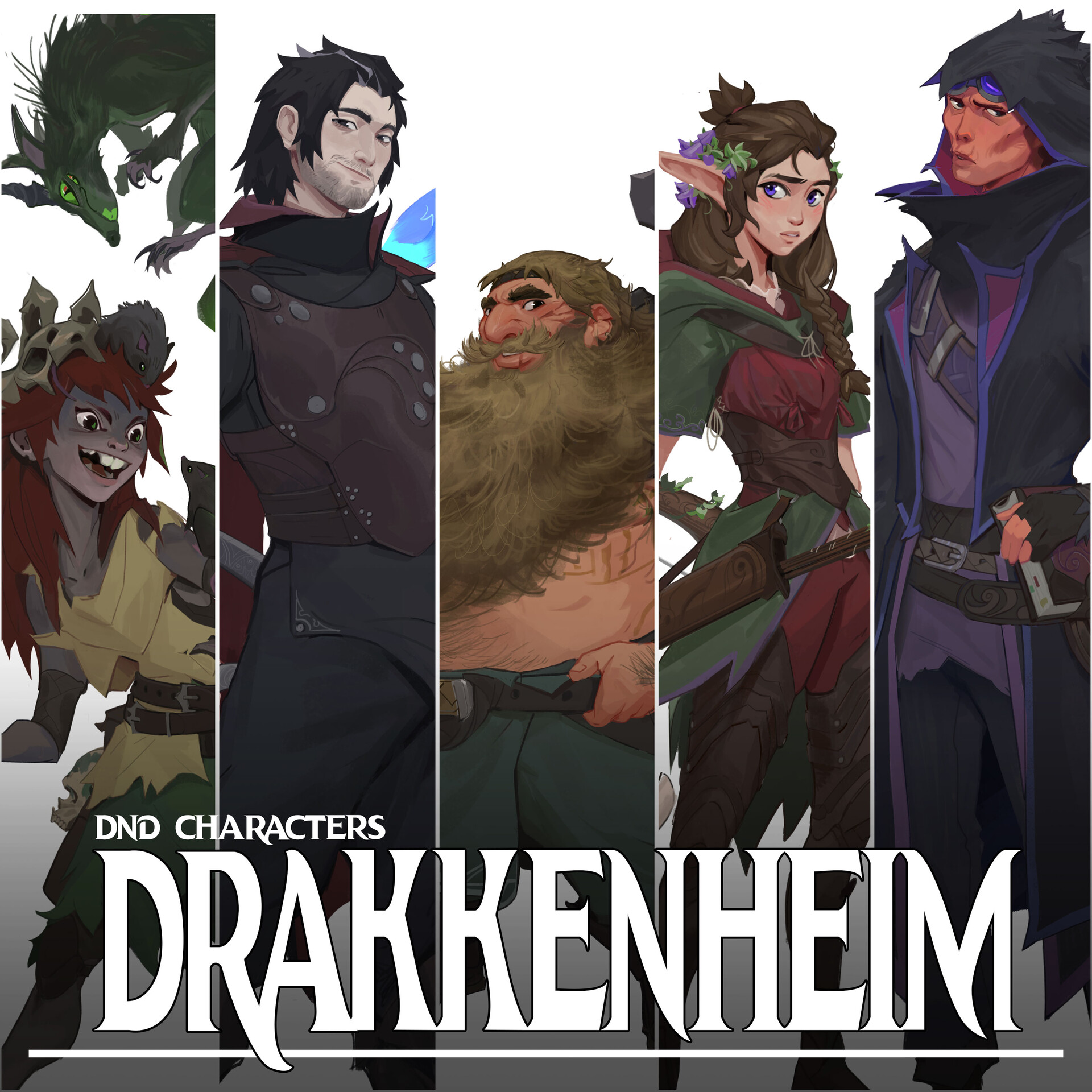 ArtStation - Drakkenheim - DND Characters