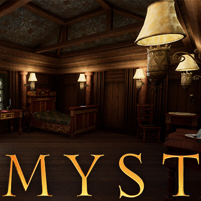 ArtStation - Sirrus' Channelwood Bedroom (Myst 2020/2021)