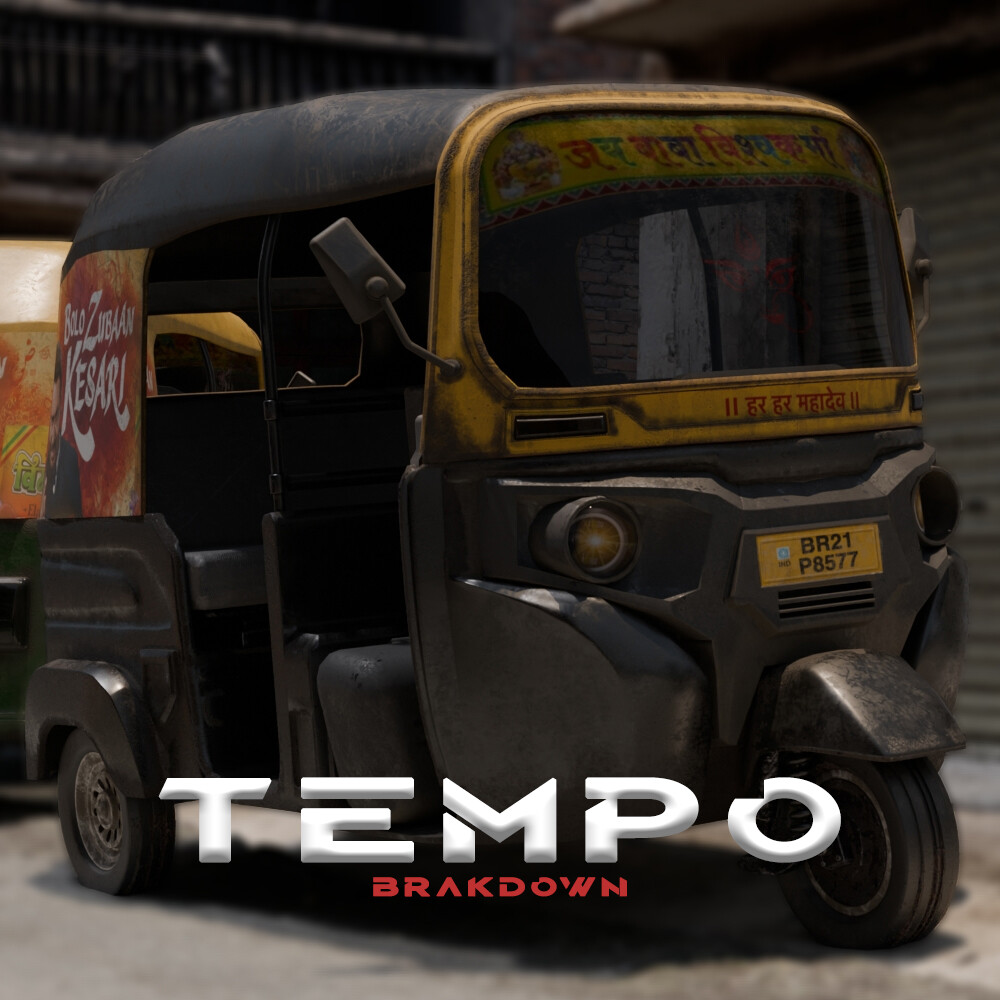 ArtStation - TEMPO ( INDIAN AUTO RICKSHOW )