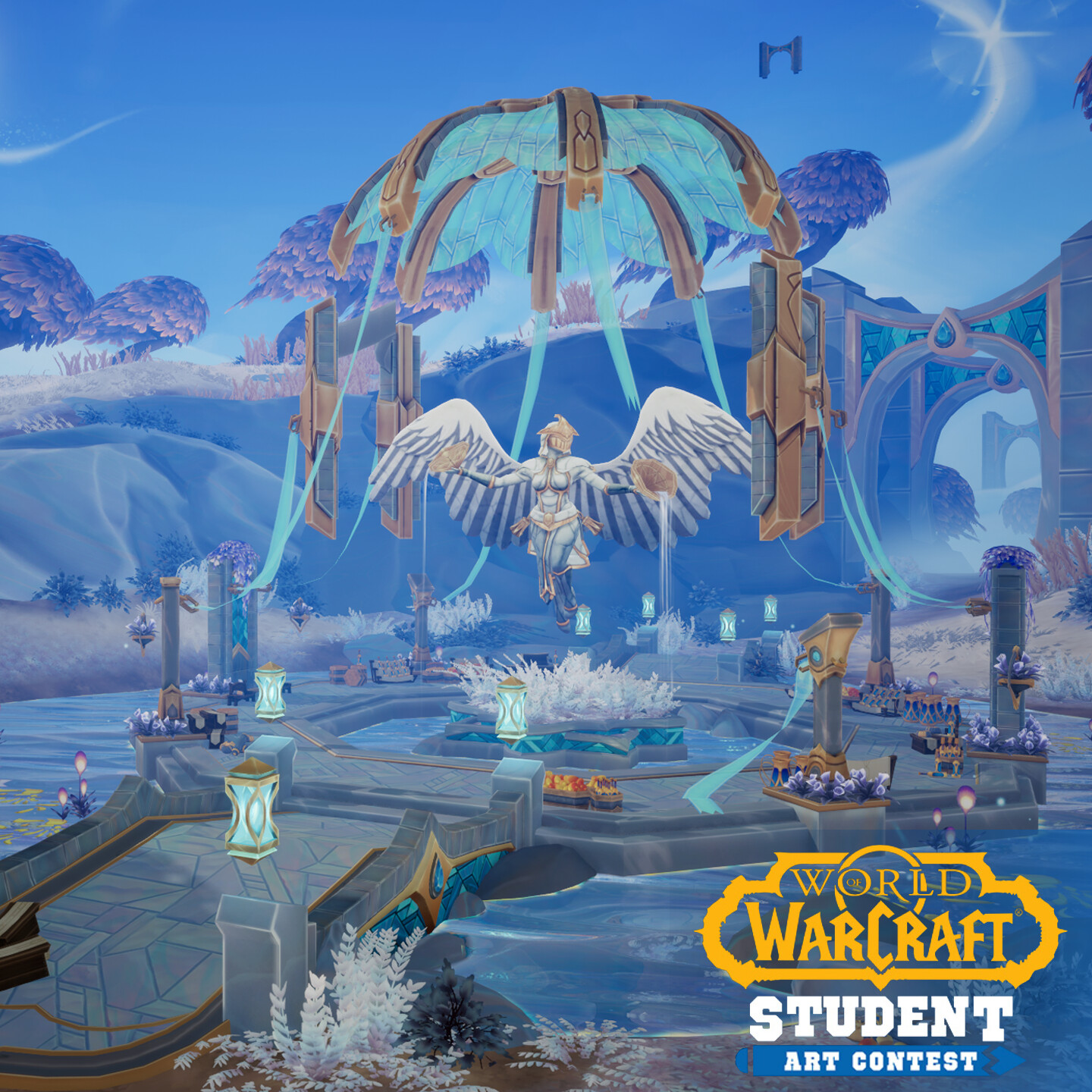 ArtStation - WoW Student Art Contest 2024 Winner- Bastion Merchant Hub
