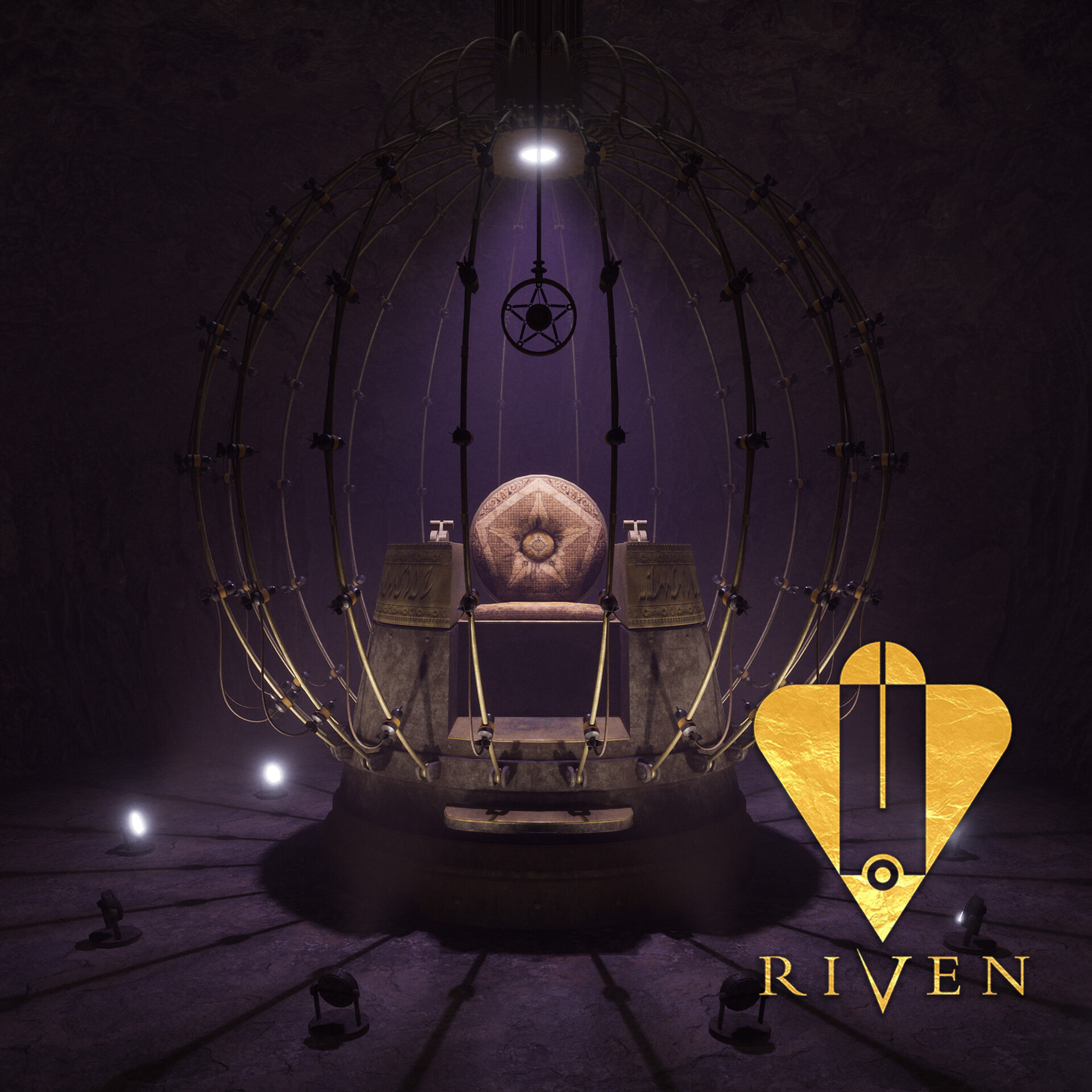 ArtStation - Riven - Temple Island - Spider Throne Room