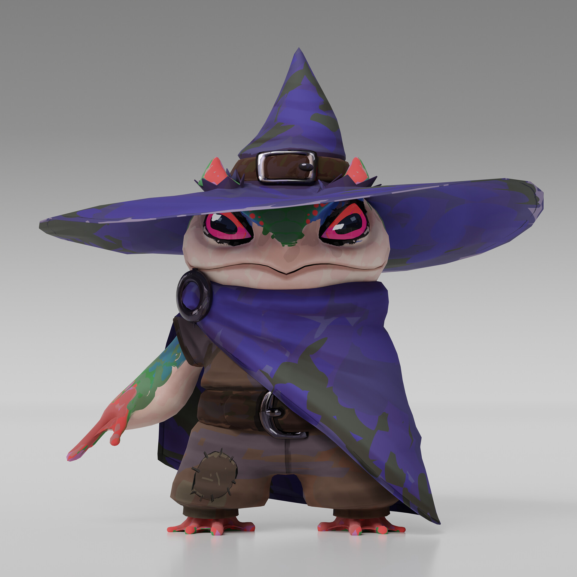 ArtStation - Dungeons & Frogs - Character Modeling