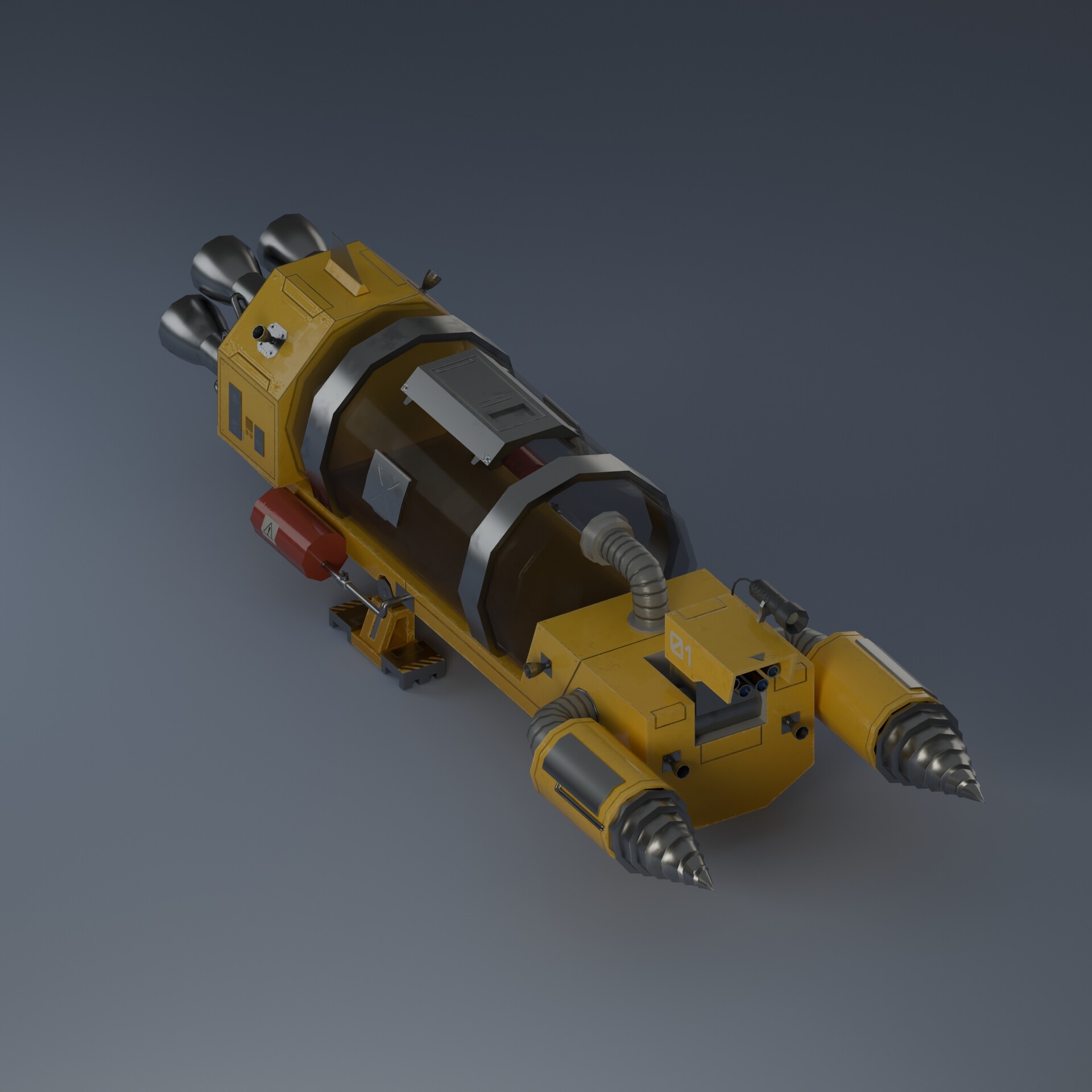 ArtStation - Mining Drone | Echoes of the Void