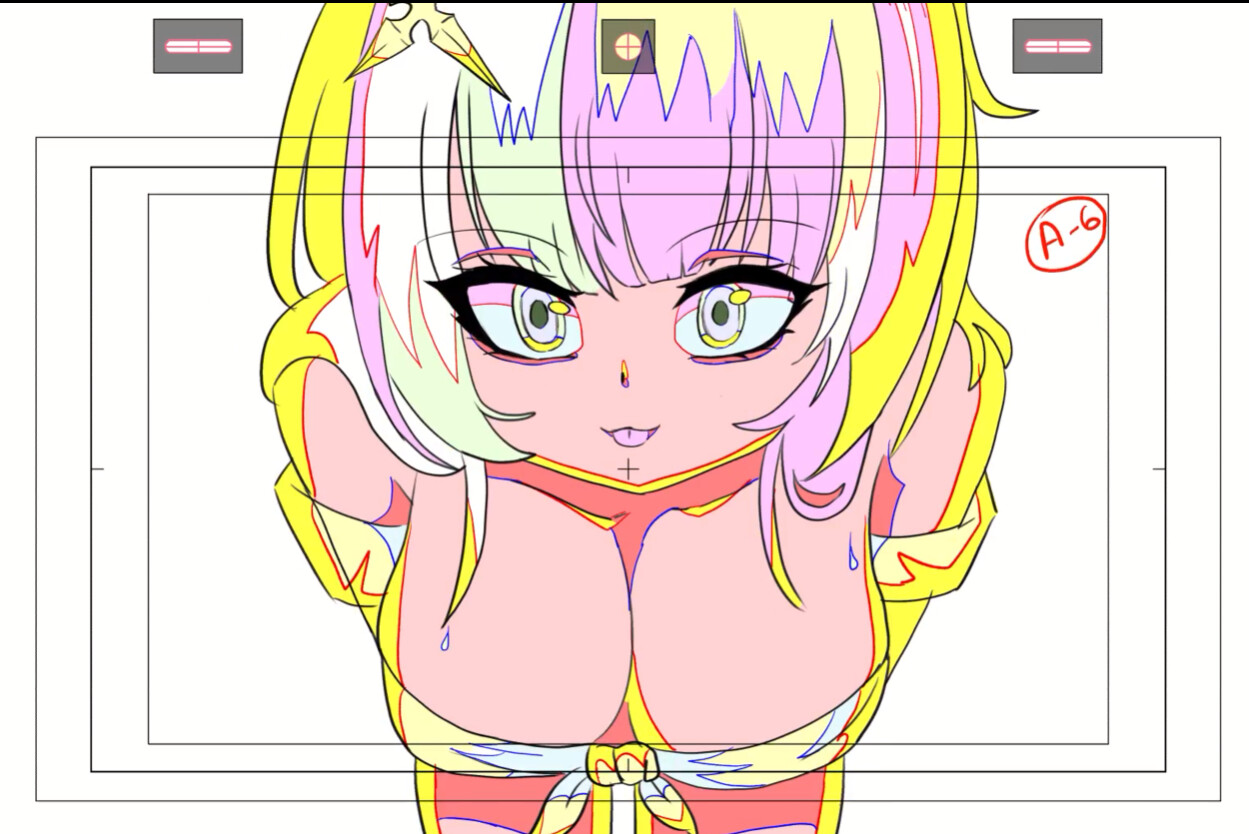 ArtStation - layout [ shiori vtuber ]