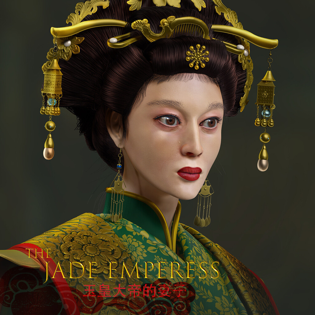 ArtStation - The Jade Empress Concept WIP