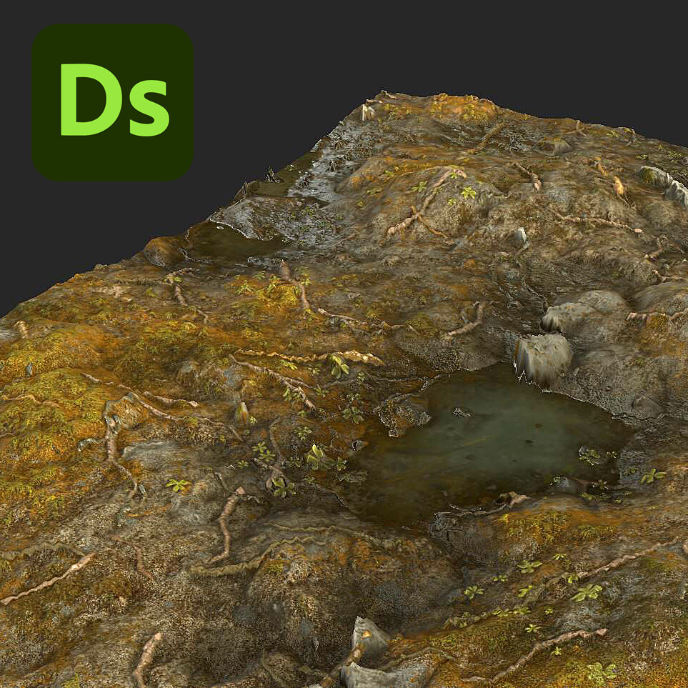 ArtStation - Ground-Substance Designer_input to painter and UE5