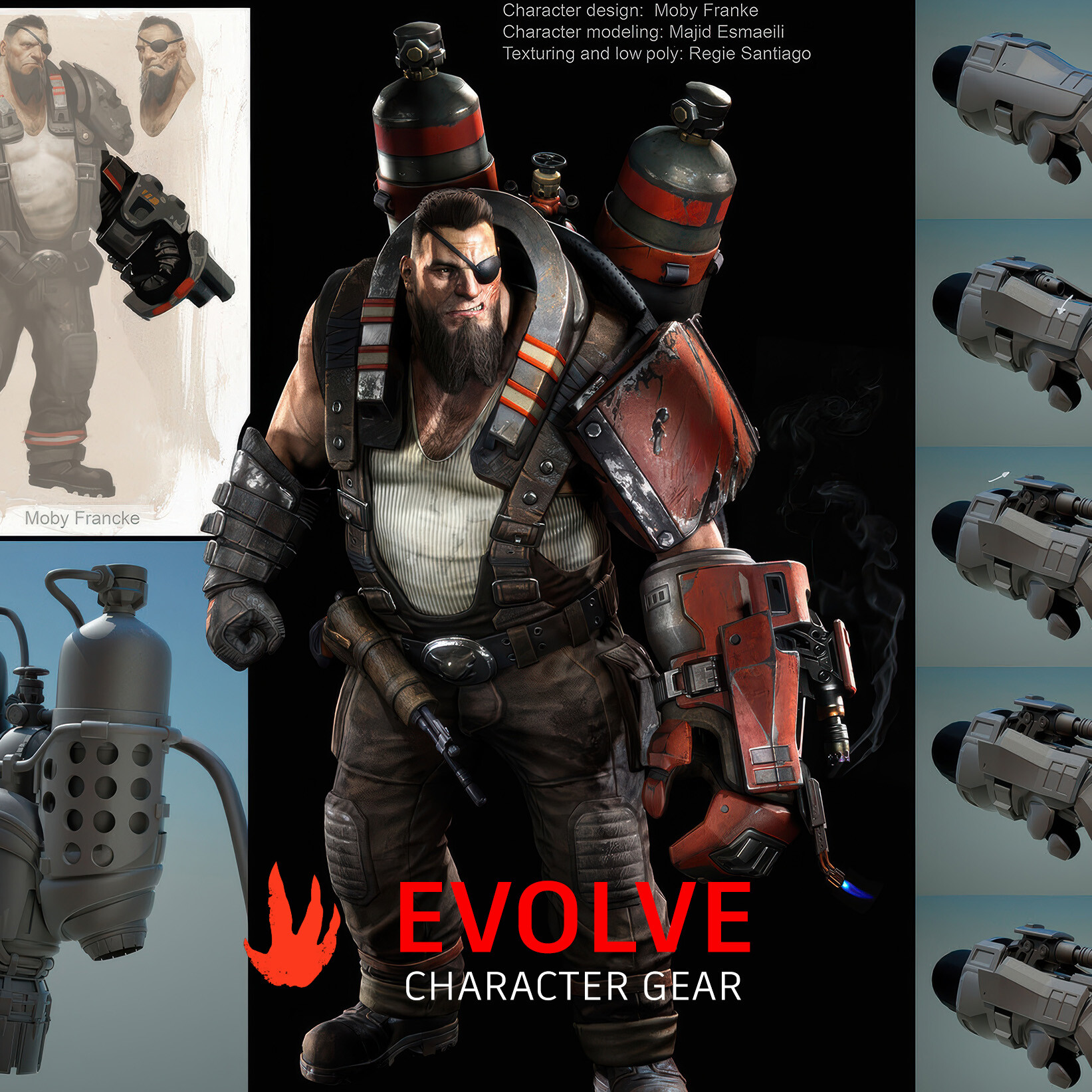 ArtStation - Evolve Character Gear