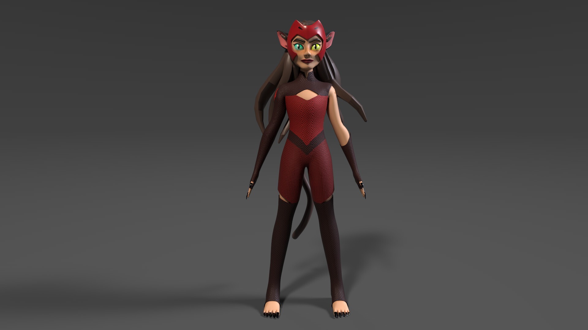 ArtStation - 3D superhero - Catra