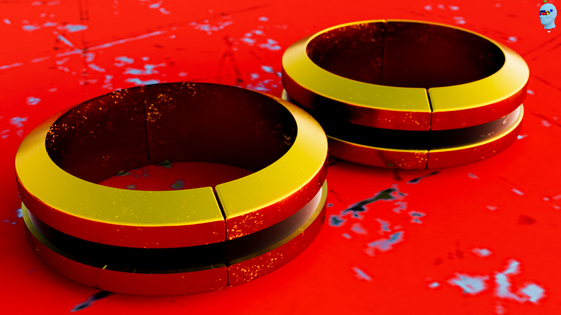 ArtStation - Shadow's Limiter Rings: 3D Recreation