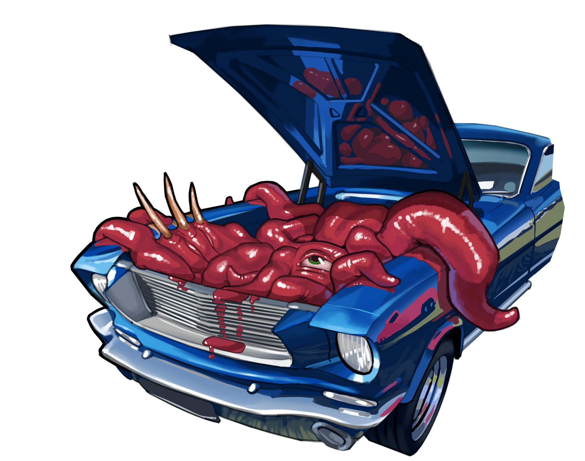 ArtStation - Monster Car Creature Feature