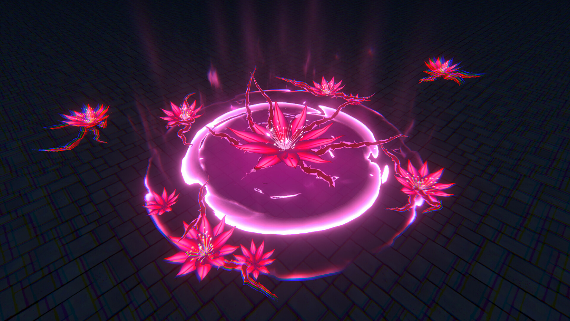 ArtStation - Flower spell VFX