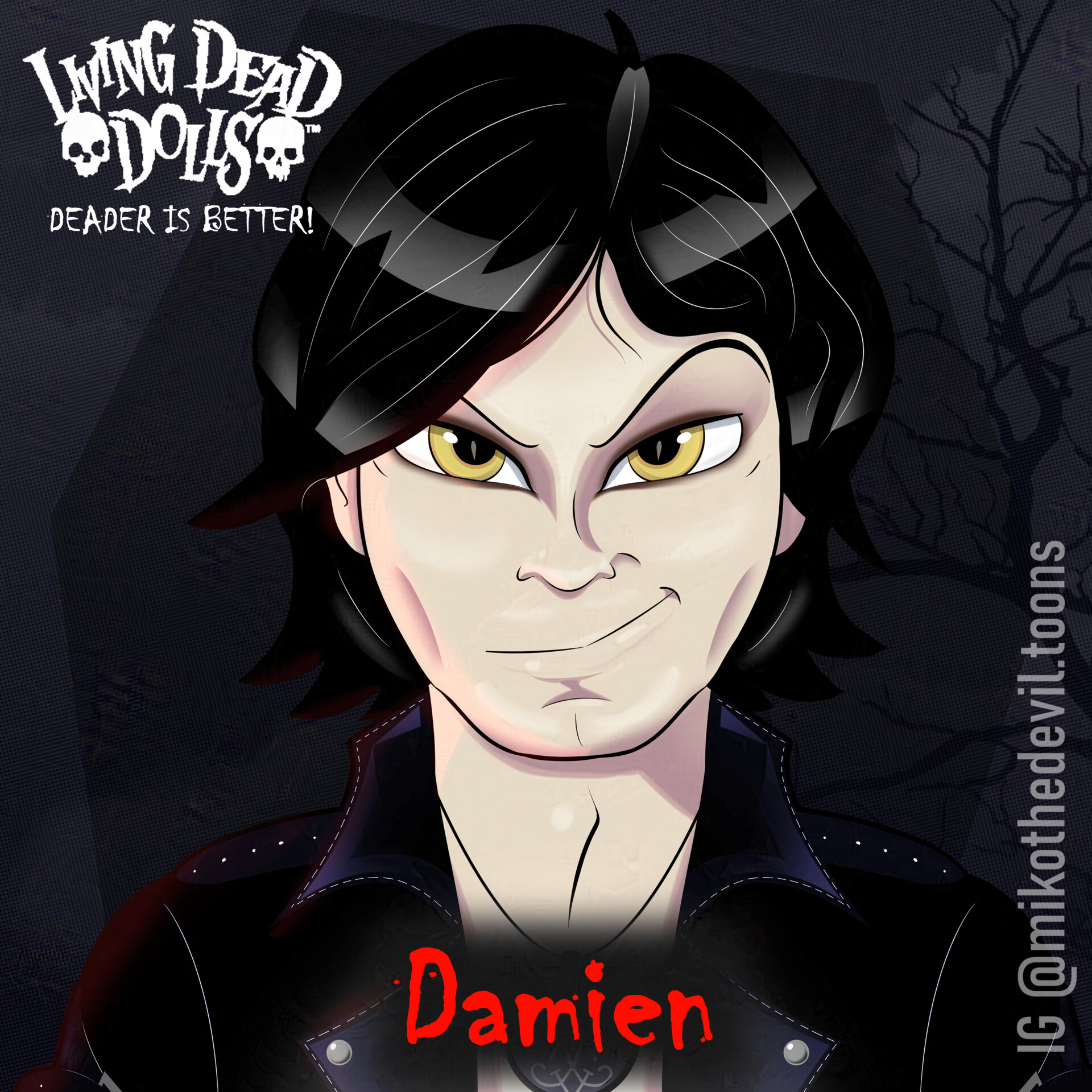 ArtStation - Damien - Living Dead Doll - Fashion Victim - Series ? (Fanart)
