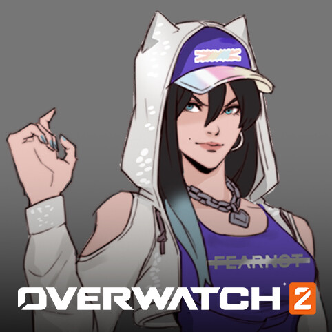 ArtStation - Overwatch 2: LE SSERAFIM x Overwatch 2 Ashe Skin Concept