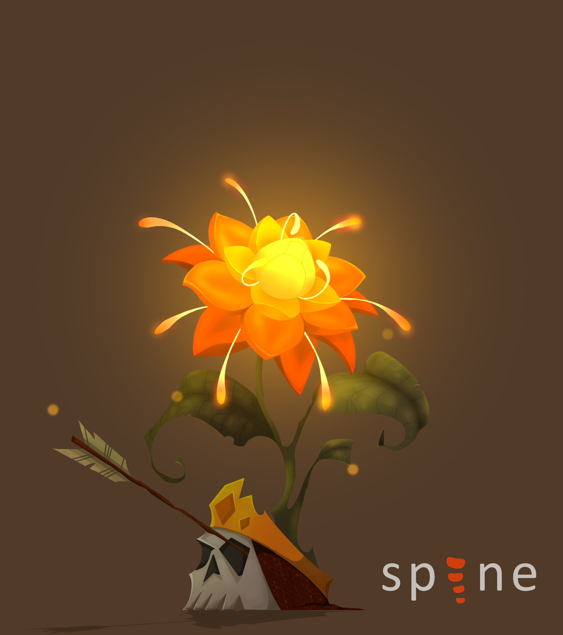 ArtStation - Flower - Spine 2d Animation