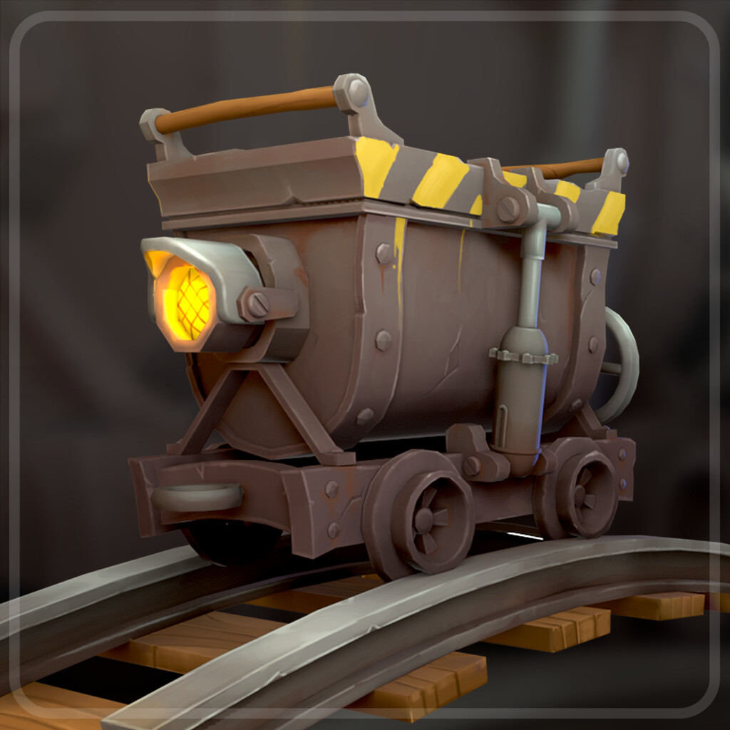 ArtStation - Mine Cart
