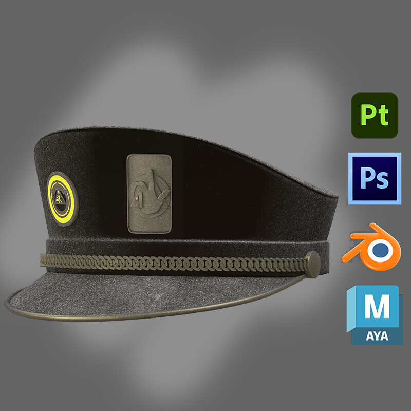 ArtStation - Warframe fan project: Jojo inspired hat