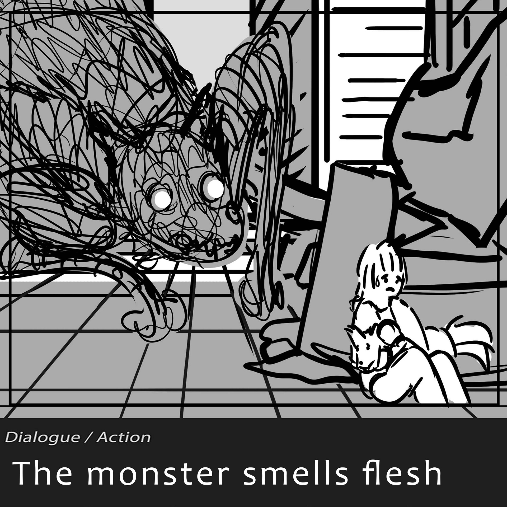 ArtStation - Cinematic Storyboarding Homework ☞ Phil Langone (CDA)