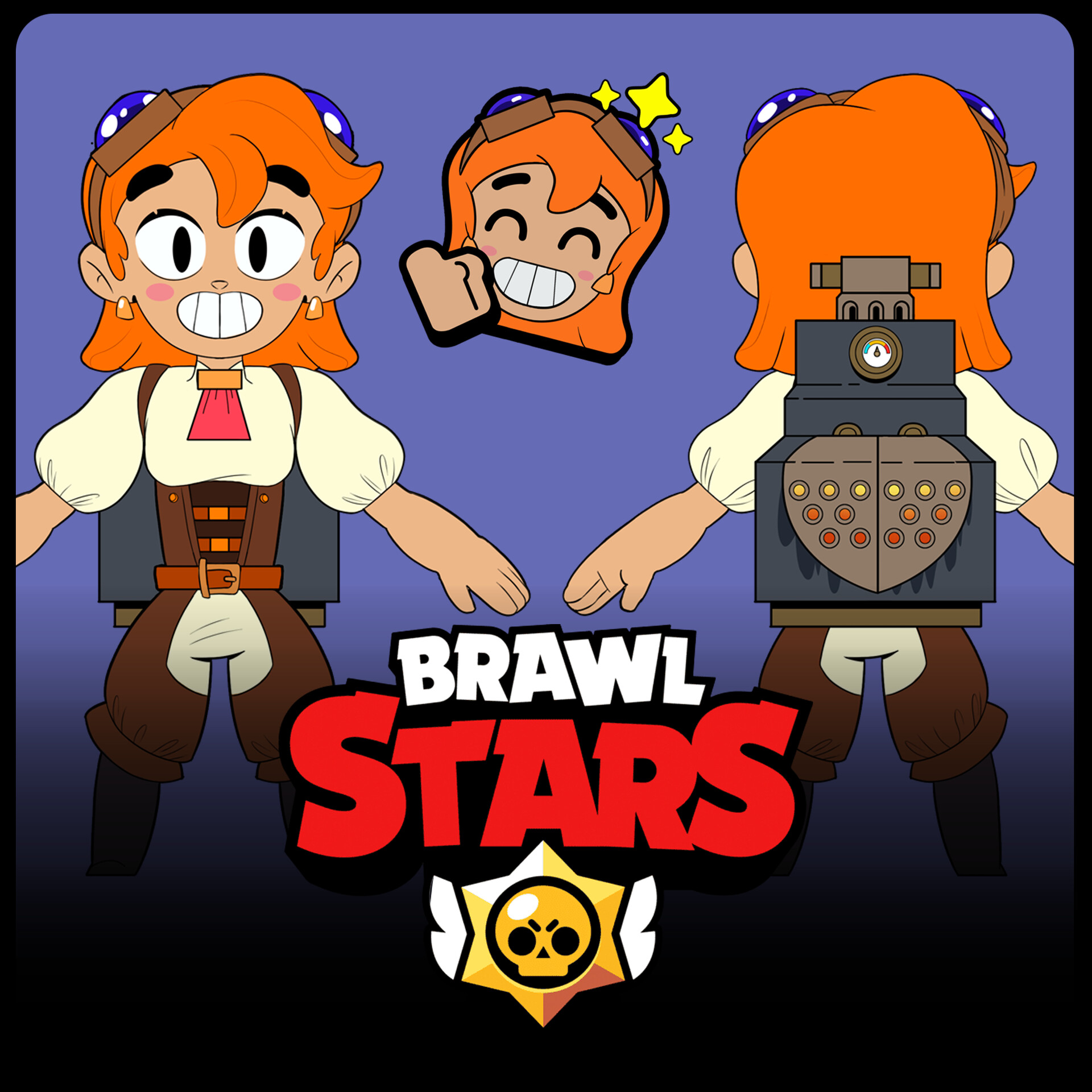 ArtStation - Vera Character Design - Brawl Stars (Fan Project)