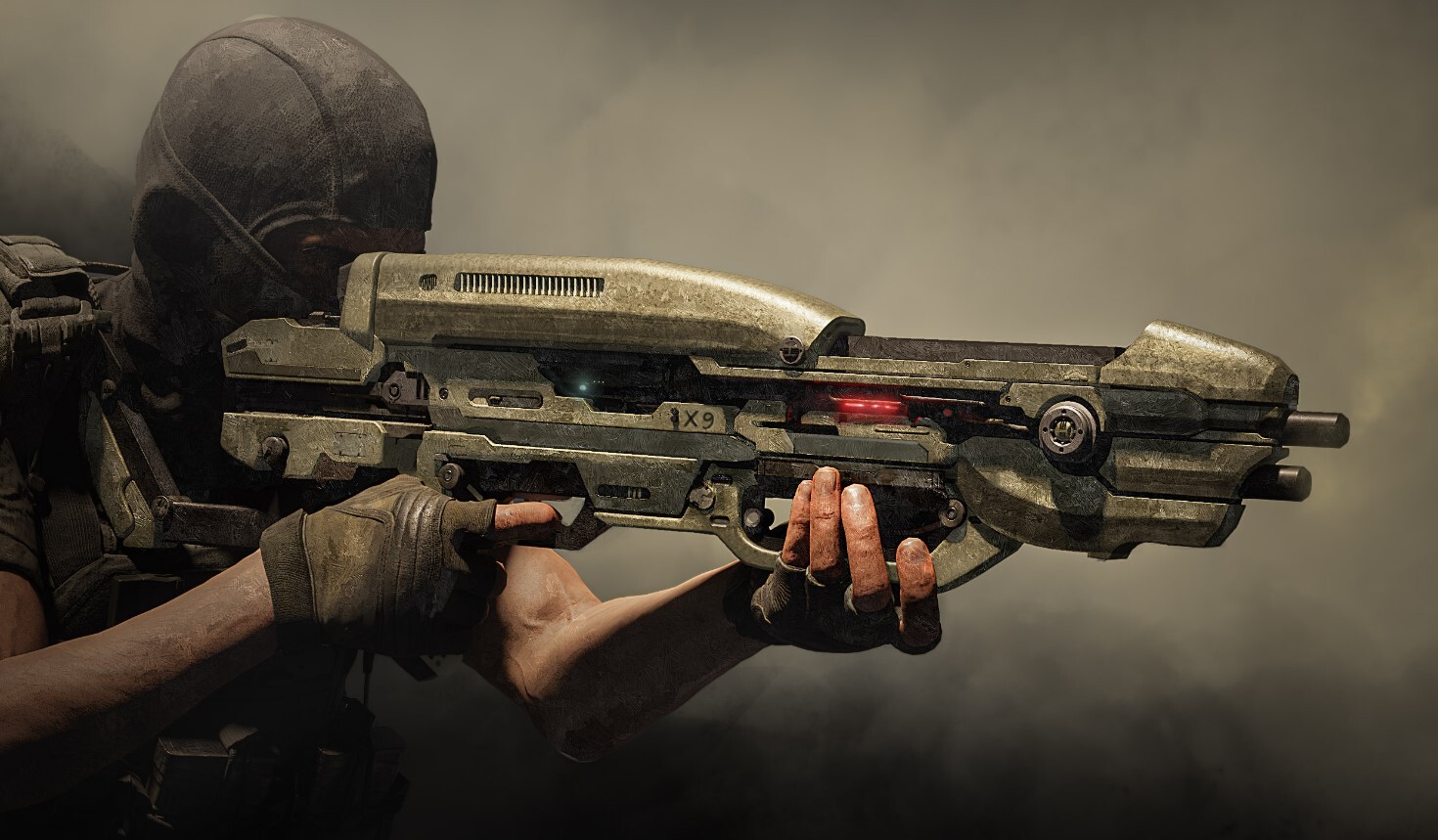 ArtStation - VX-9 Industrial Sci-fi Gun