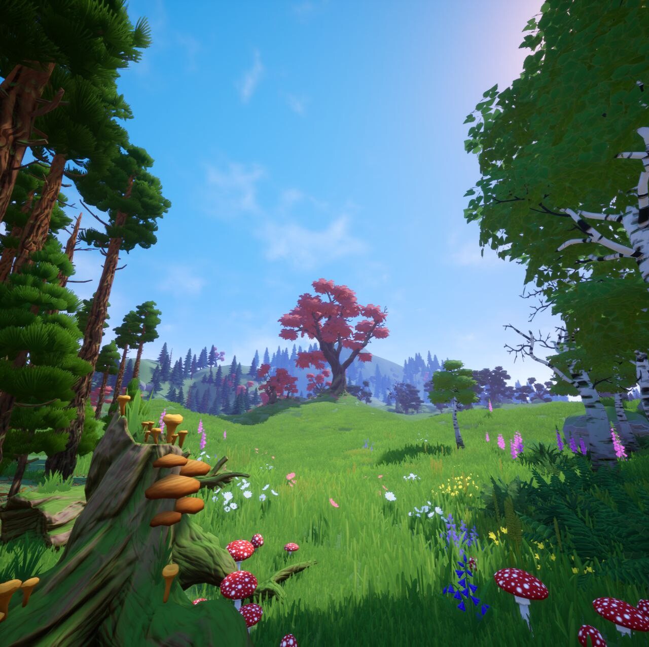 ArtStation - Stylized Forest Biome