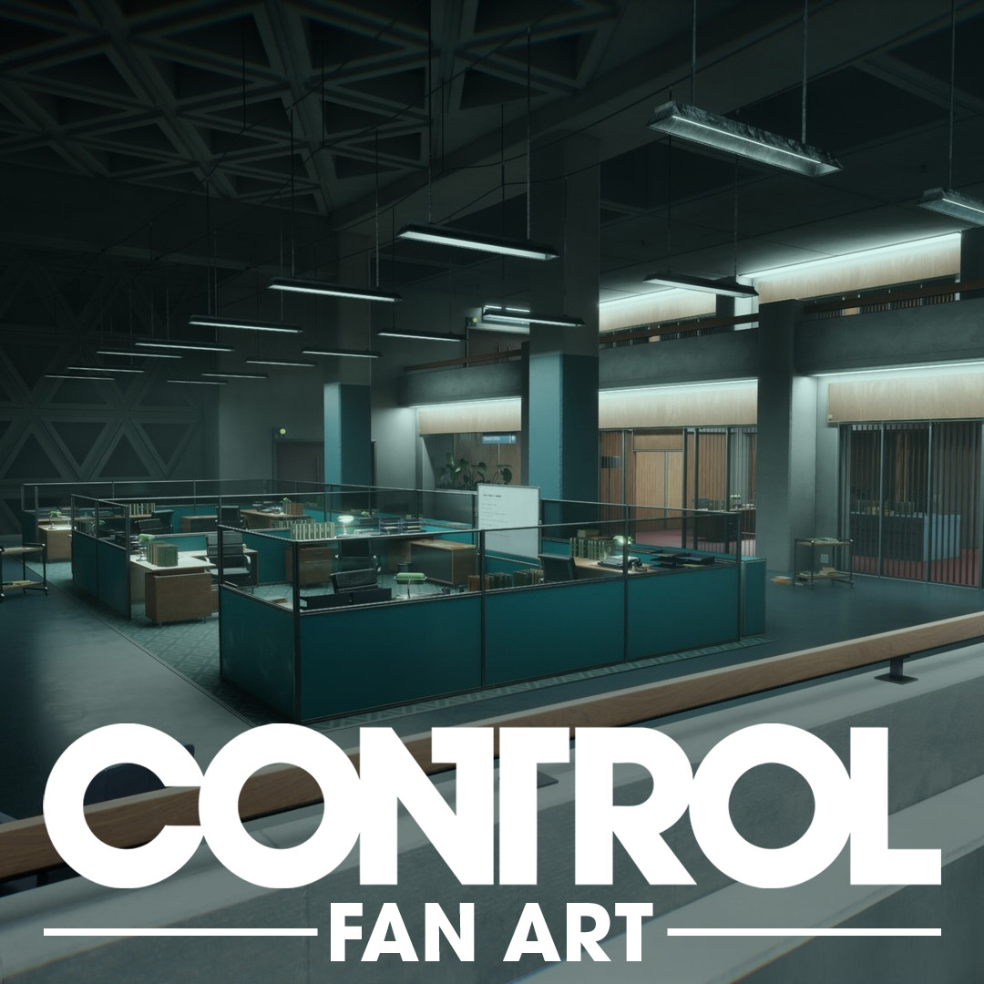 ArtStation - UE5 Control Office Environment - Fan Art