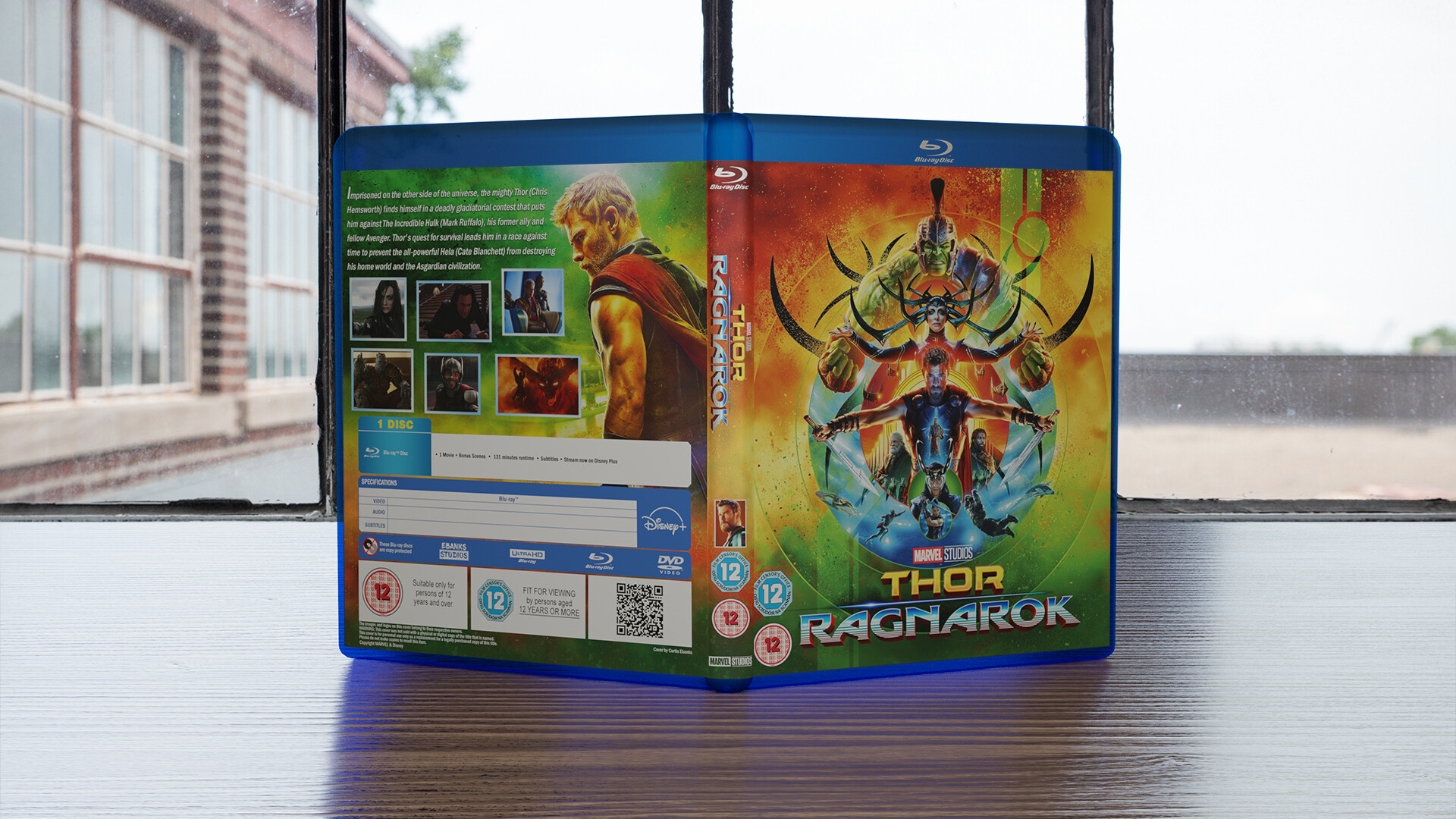 ArtStation - Thor: Ragnarok (2017) Custom Blu-ray Cover