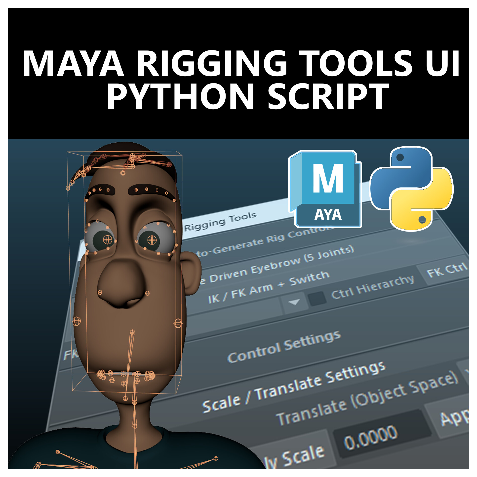 ArtStation - Daniel Buhat Maya Rigging Tools UI (Python Script)