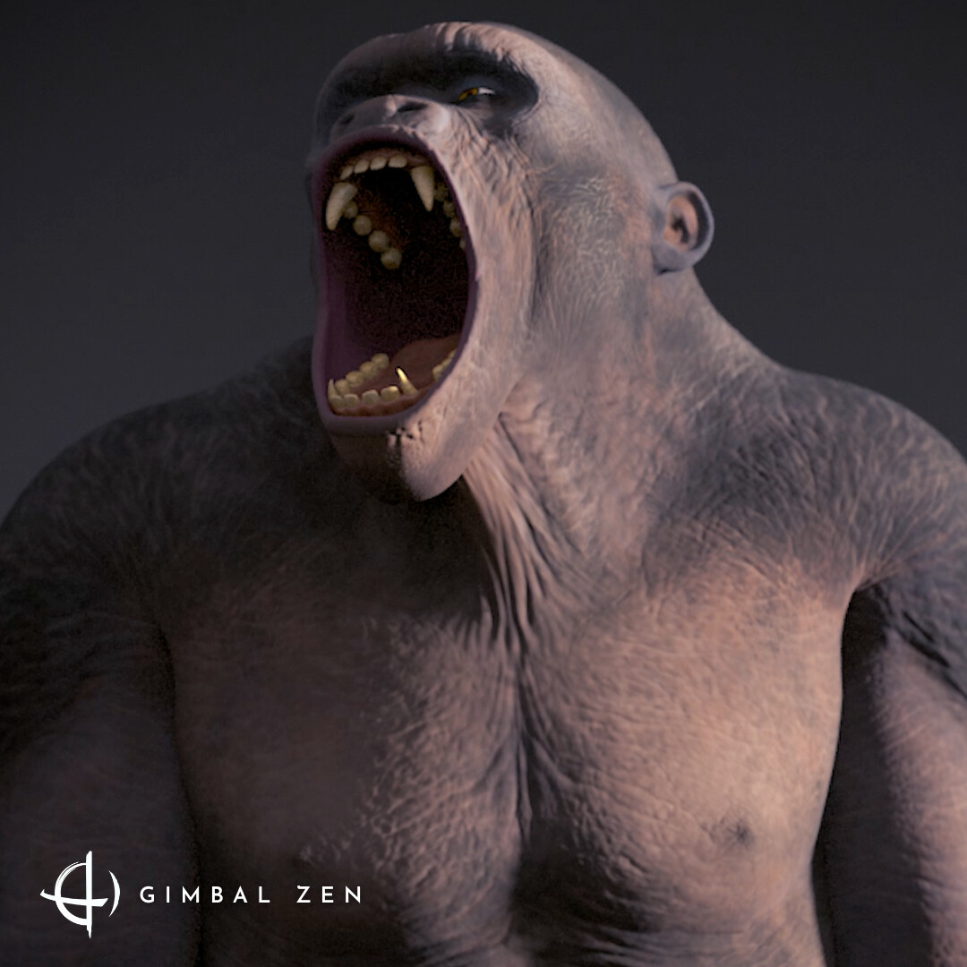 ArtStation - Animation - Ape Yawn