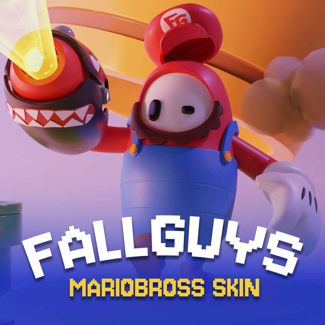 ArtStation - Fall Guys : Mario Bros skin